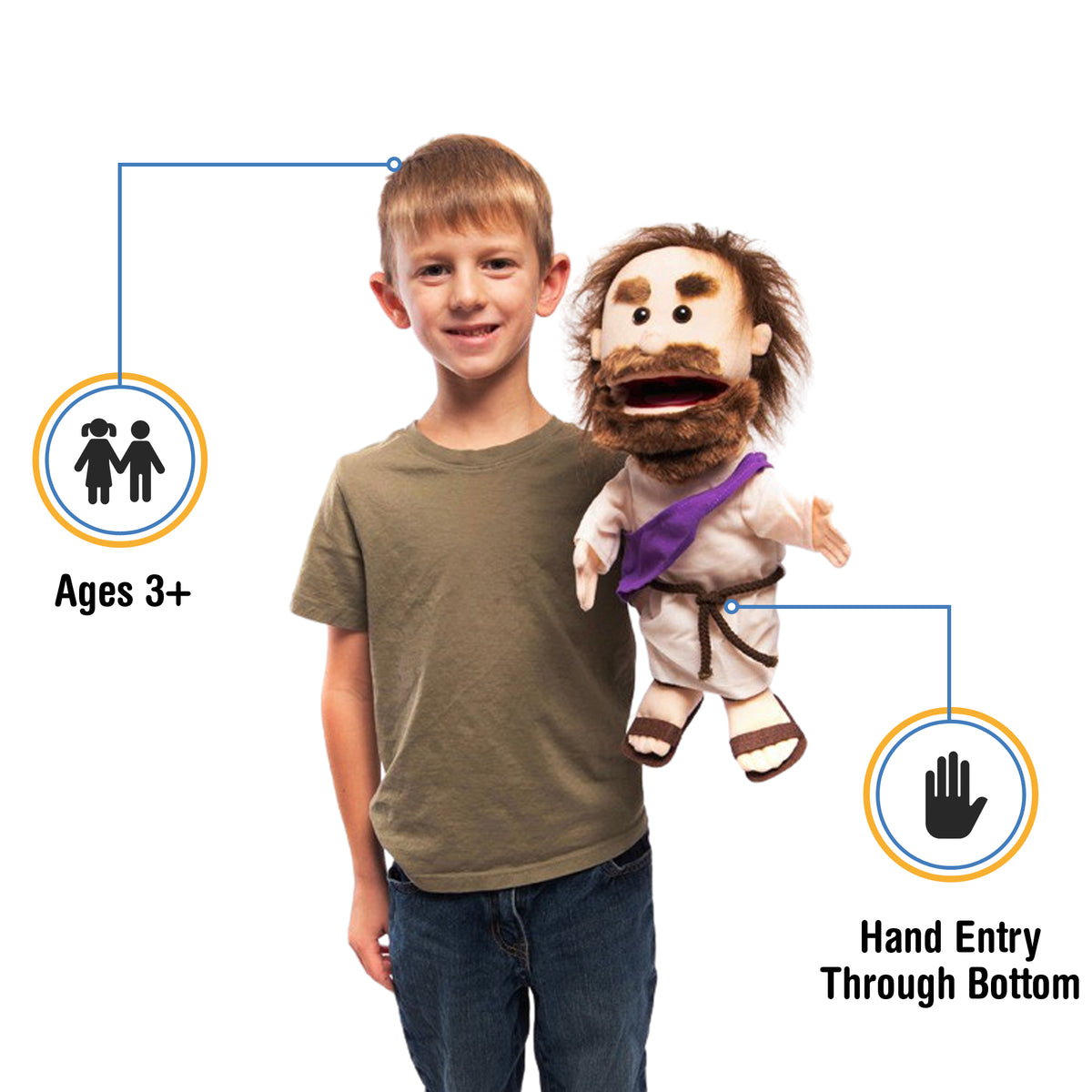 Jesus Hand Puppet – The Puppet Store