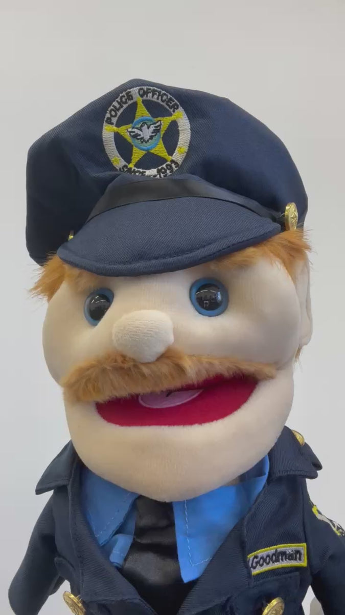 Police Man Puppet (14") – The Puppet Store
