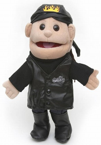 Biker Girl w/ Black Hair Puppet – The Puppet Store
