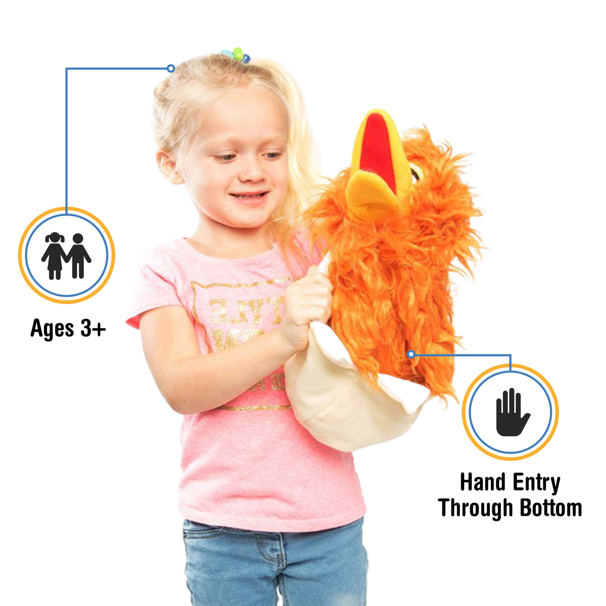 Hatching Silly Bird Puppet – The Puppet Store