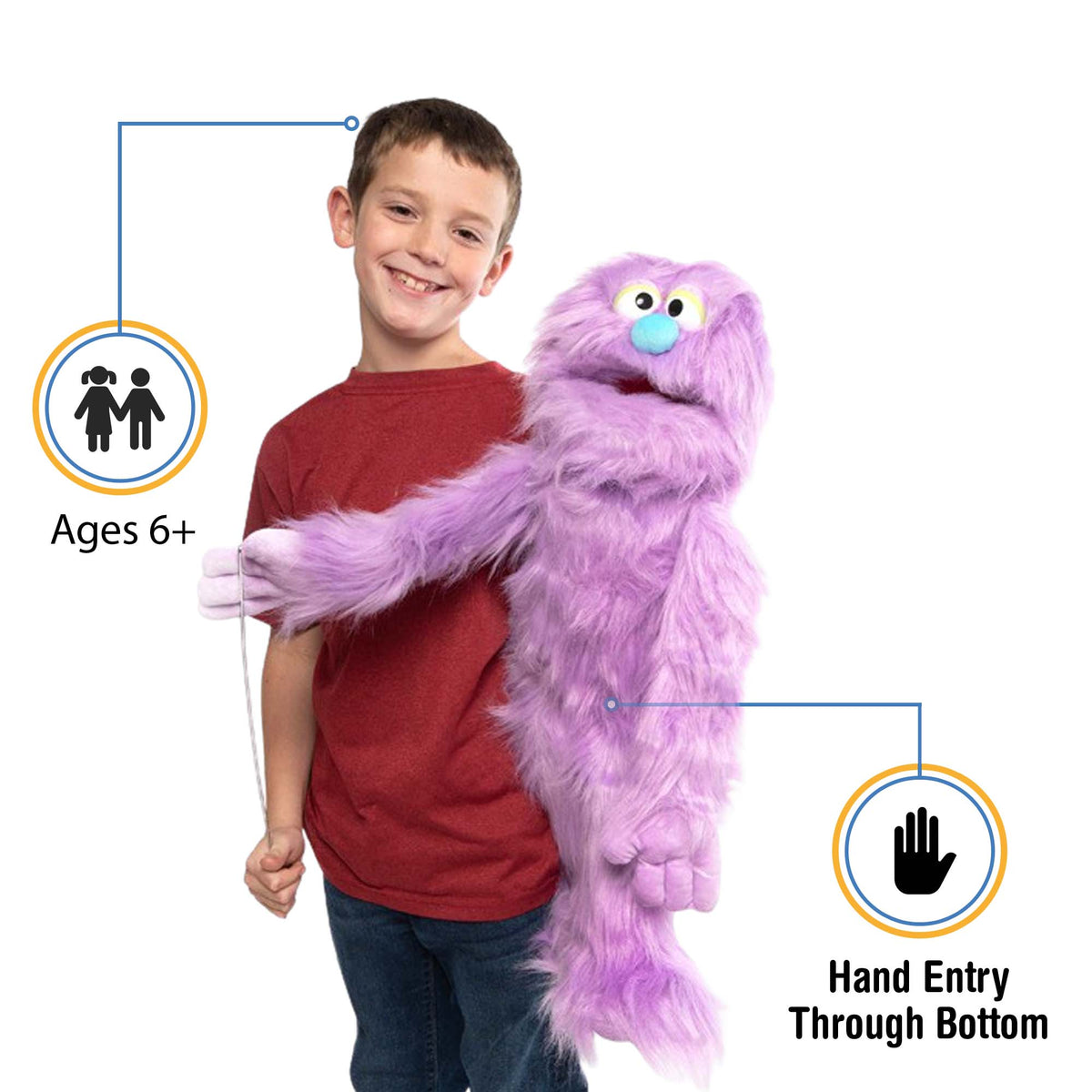 Monster (Purple) - FullBody Puppet – The Puppet Store
