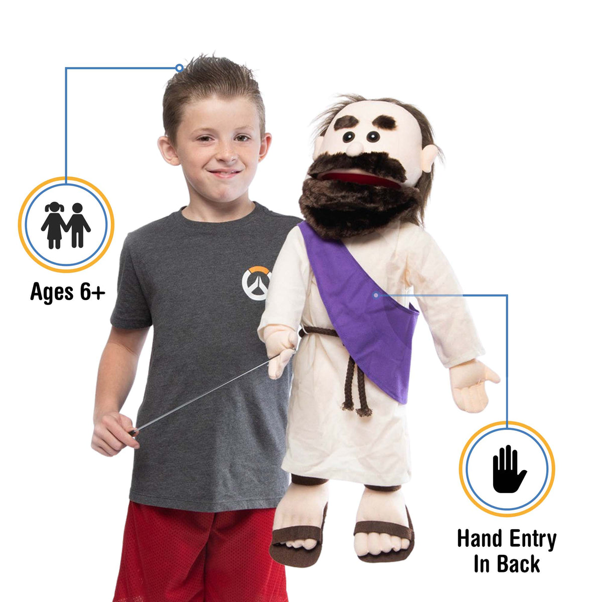 25" Jesus Puppet - The Puppet Store