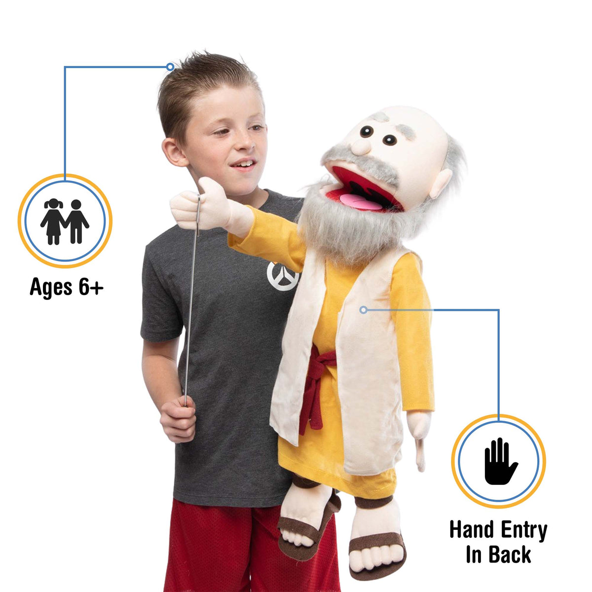 Moses Puppet (25") - The Puppet Store