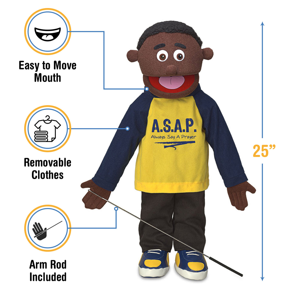 25" Always Say A Prayer Puppet - The Puppet Store