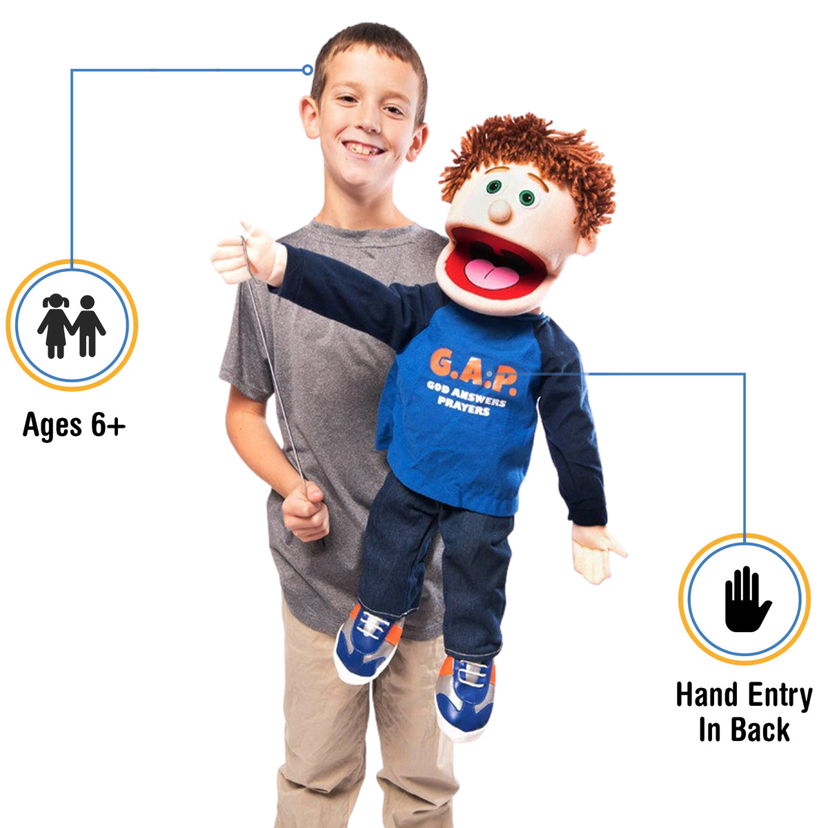 25" God Answers Prayers Puppet - The Puppet Store