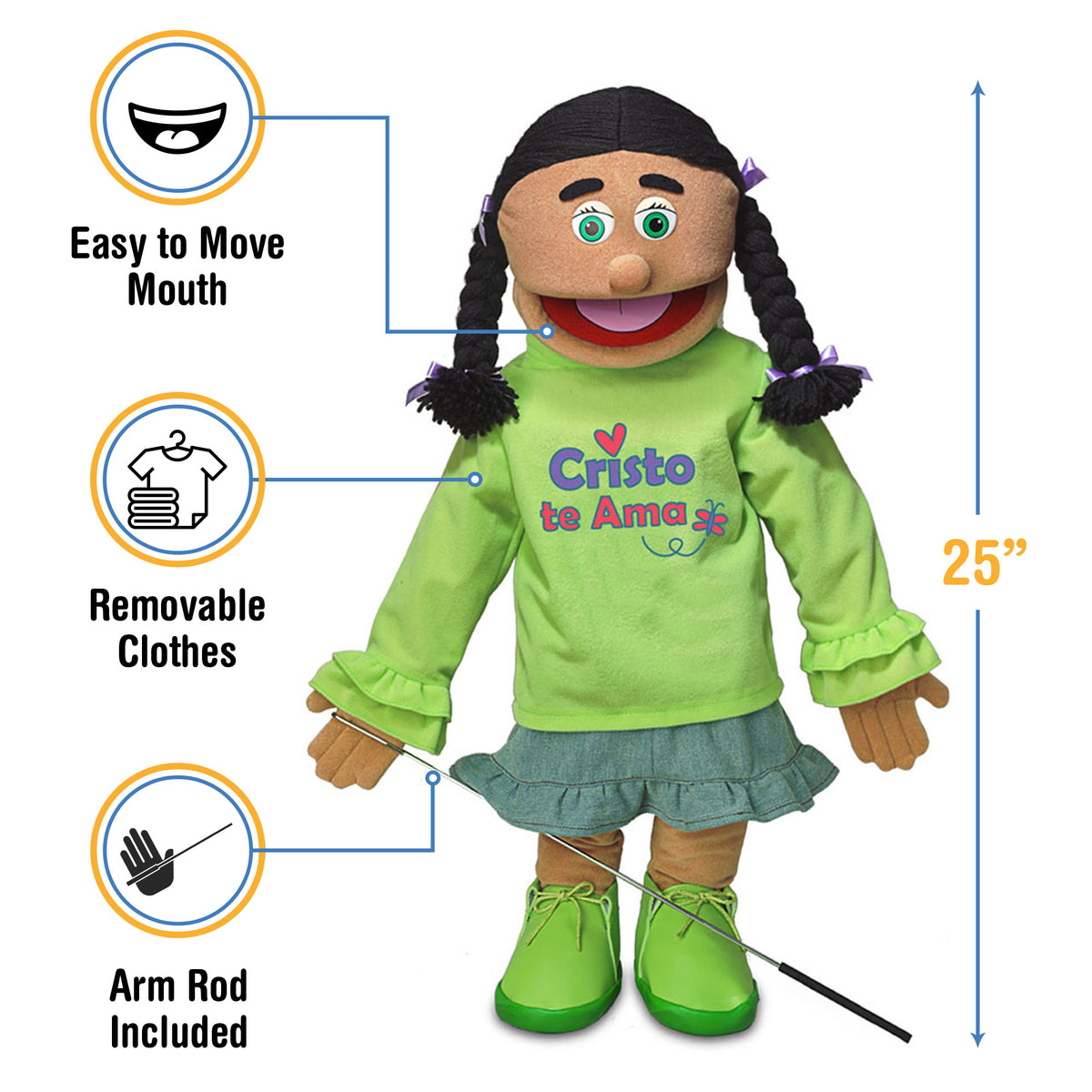 25" Cristo Te Ama Puppet - The Puppet Store