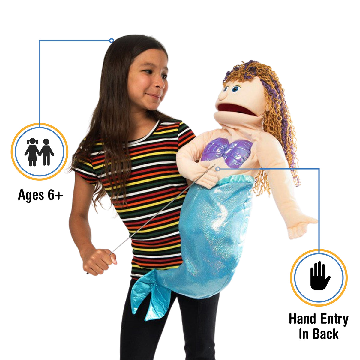 Mermaid Puppet - Fullbody Style – The Puppet Store