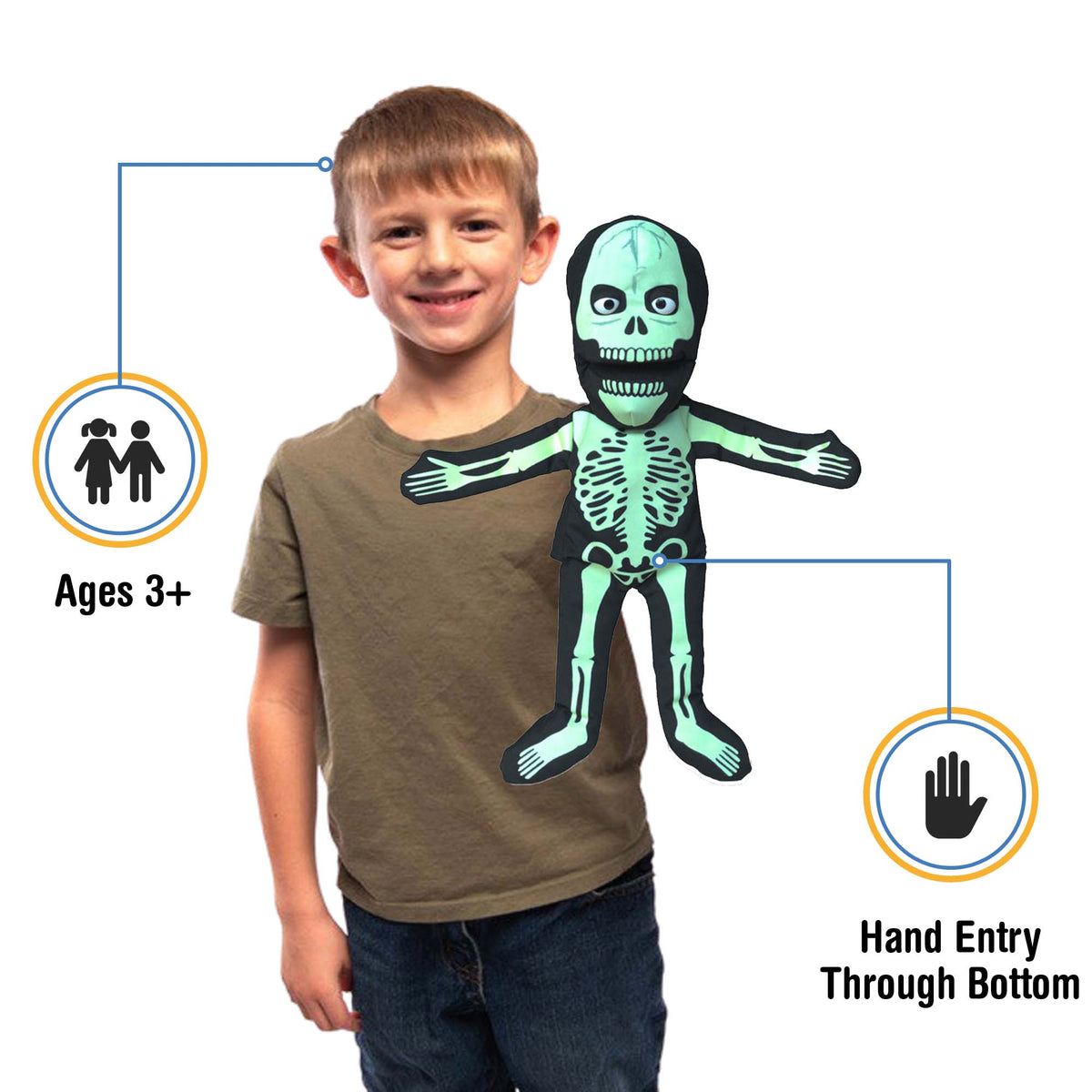 Skeleton Hand Puppet – The Puppet Store