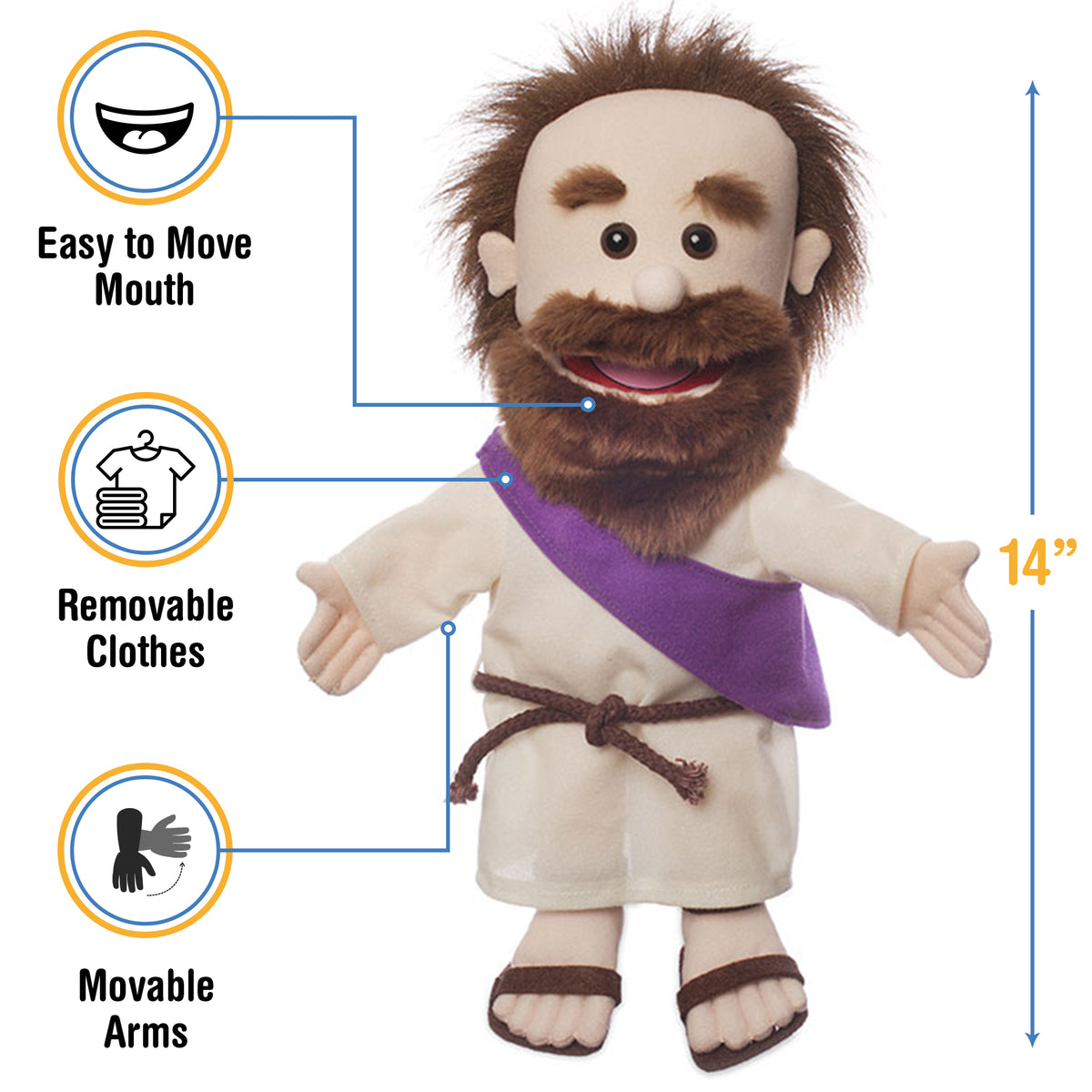 Jesus Hand Puppet – The Puppet Store