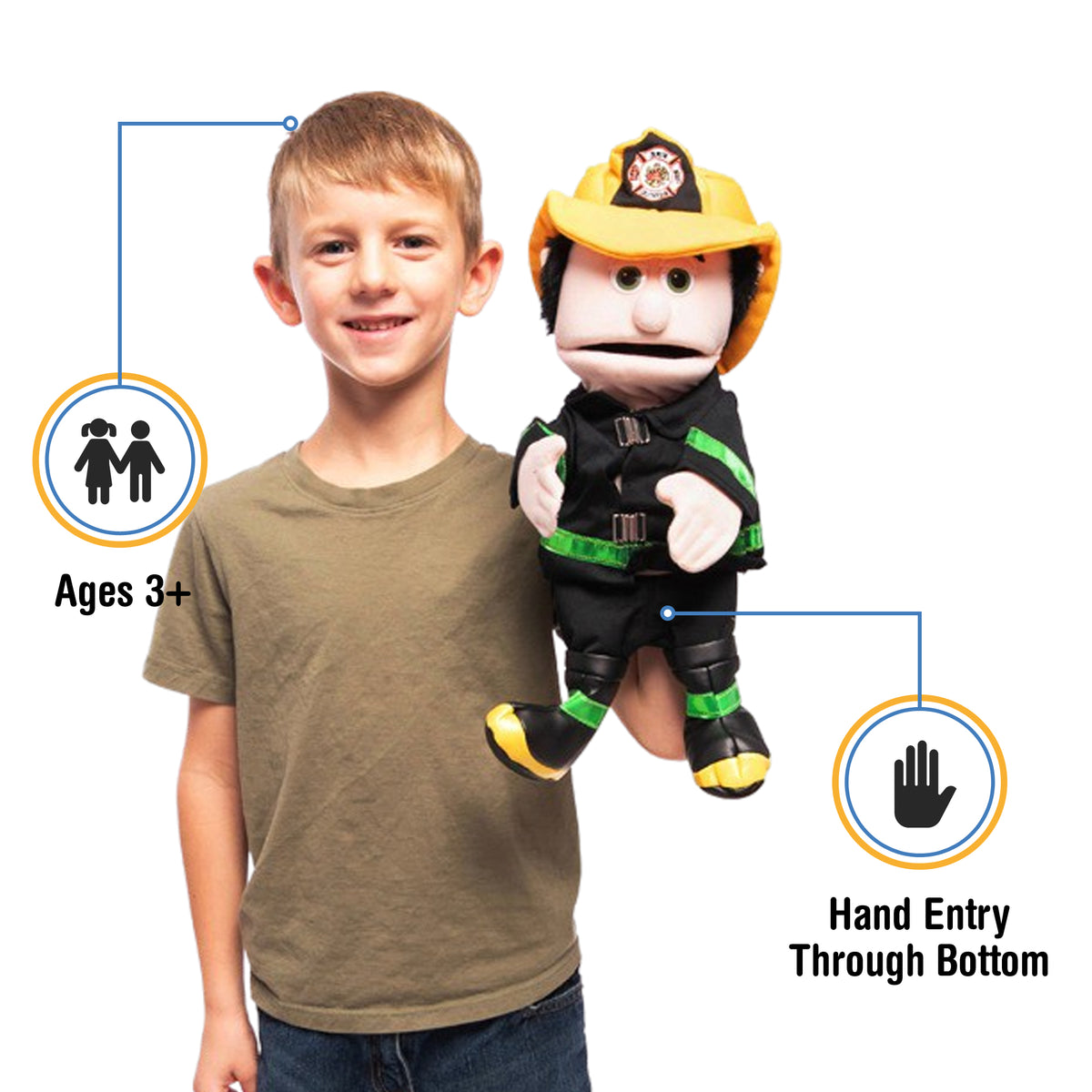 Fireman Glove Puppets – The Puppet Store
