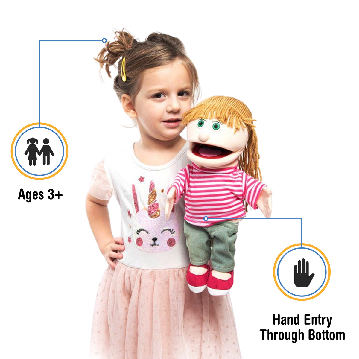 Emily Hand Puppet – The Puppet Store